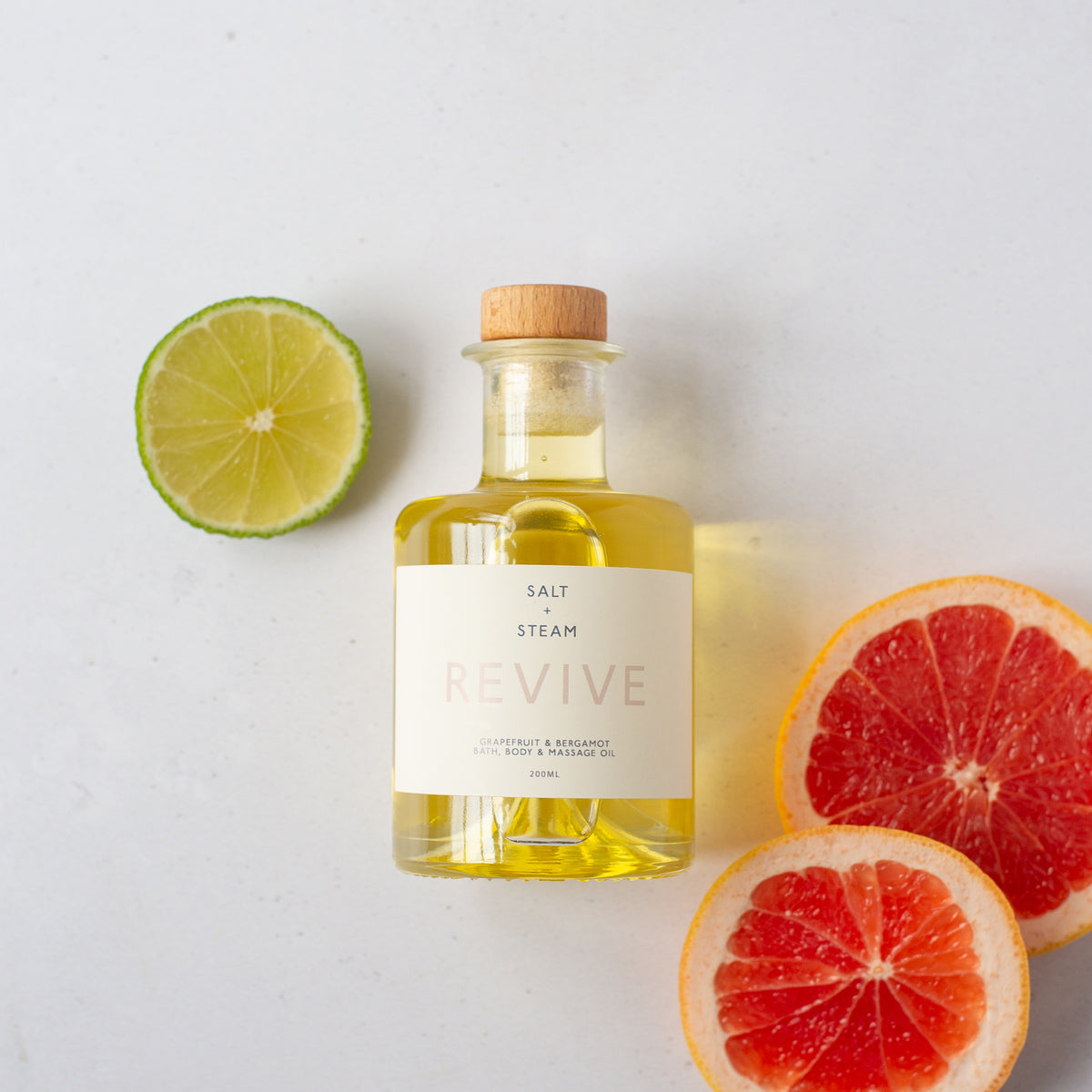 Revive Grapefruit Bath & Body Oil | Salt + Steam