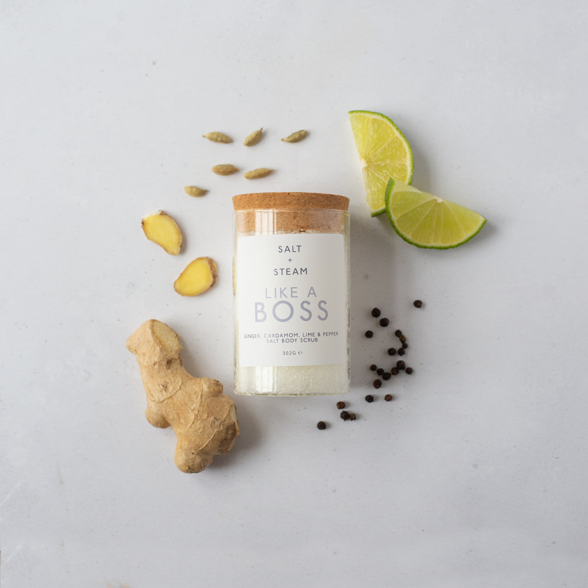 Like A Boss Body Scrub | Salt + Steam